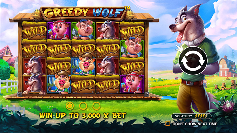 Greedy Wolf™ เกมสล็อตหมาป่าจอมตระหนี่ ค่าย PRAGMATIC PLAY